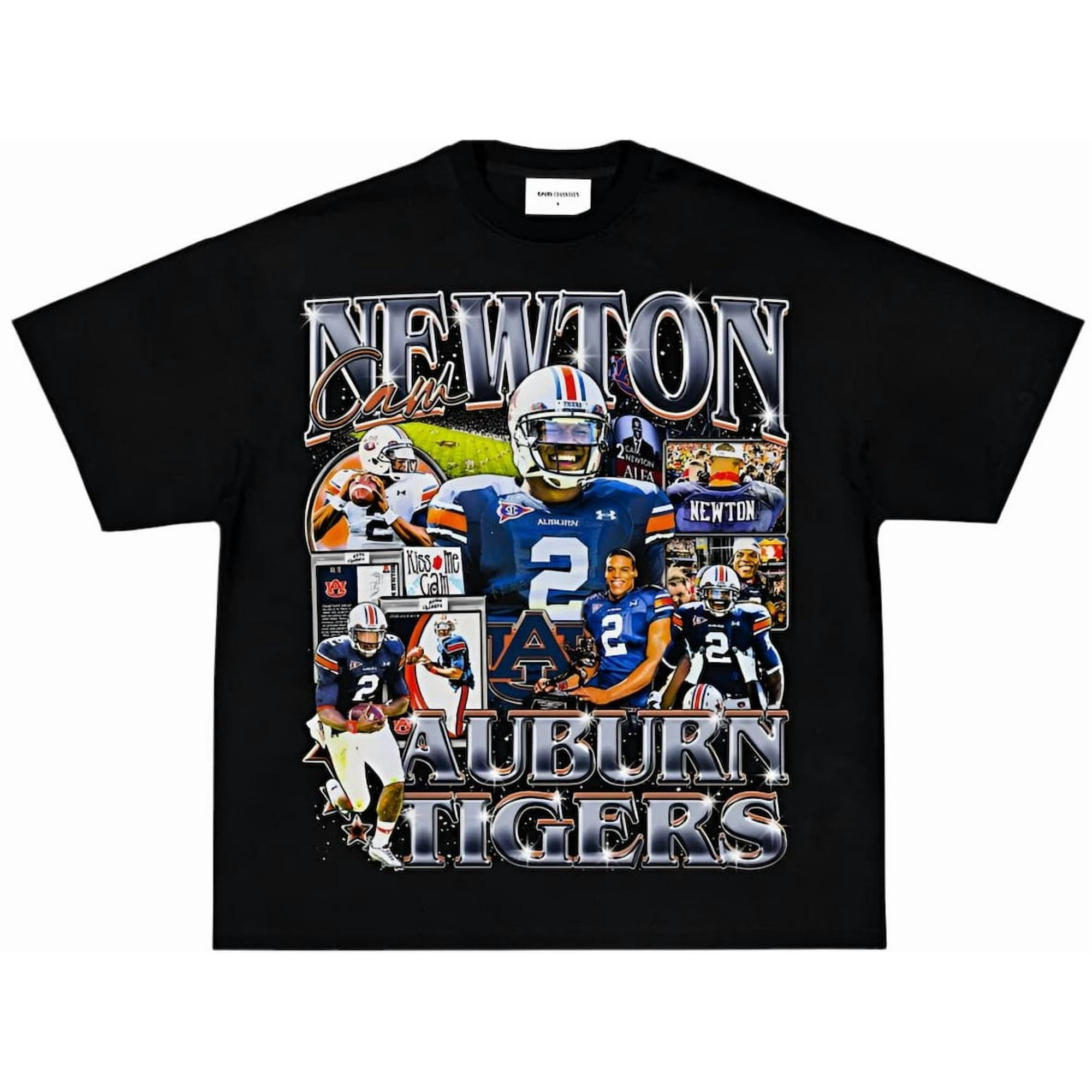 Cam Newton - Auburn Tee, Classic For Fan Shirt,Black Color,Size XL ...