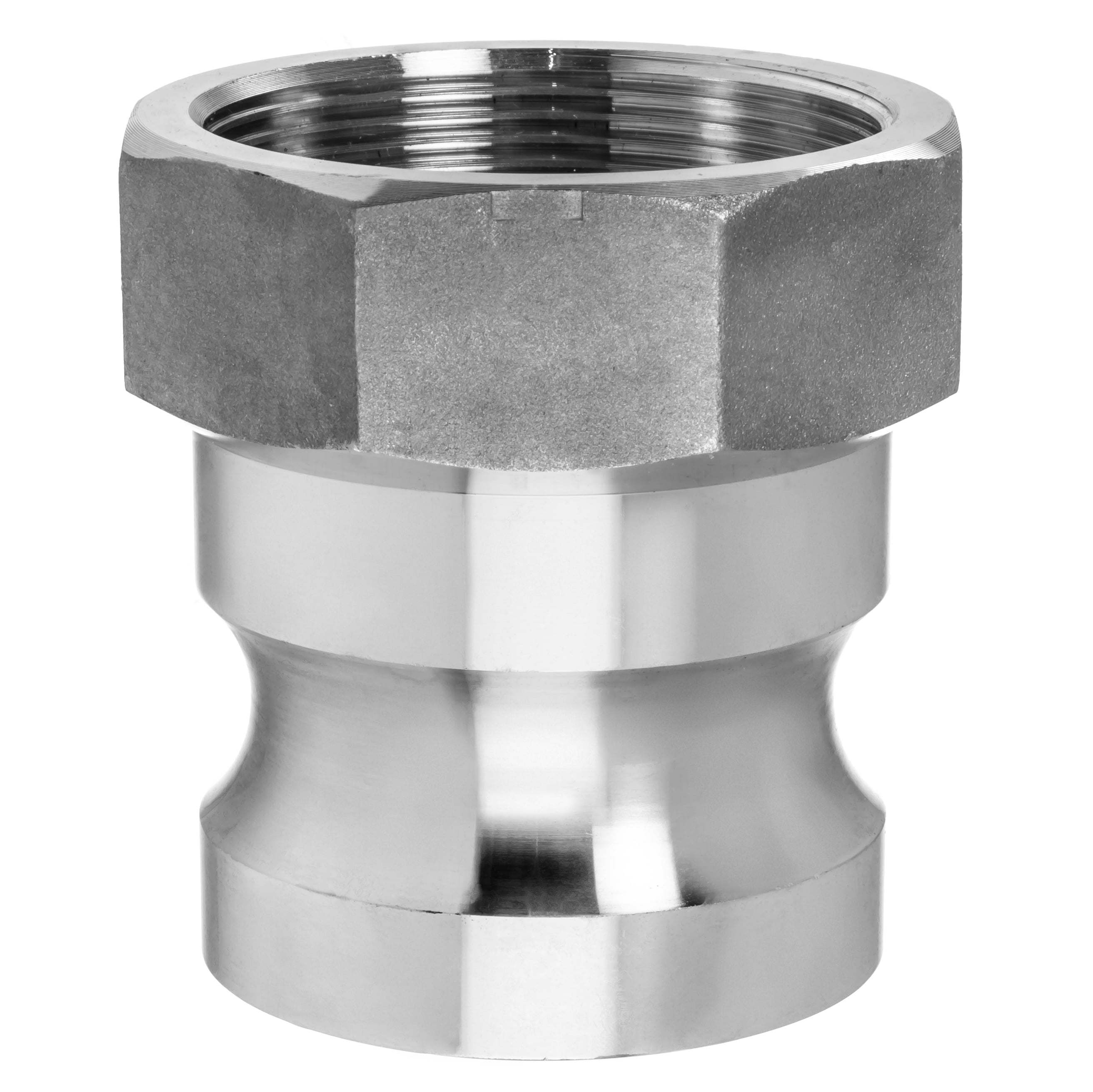 Cam and Groove Fitting - Aluminum - Type A - 2" Adapter x 2" Female NPT ...