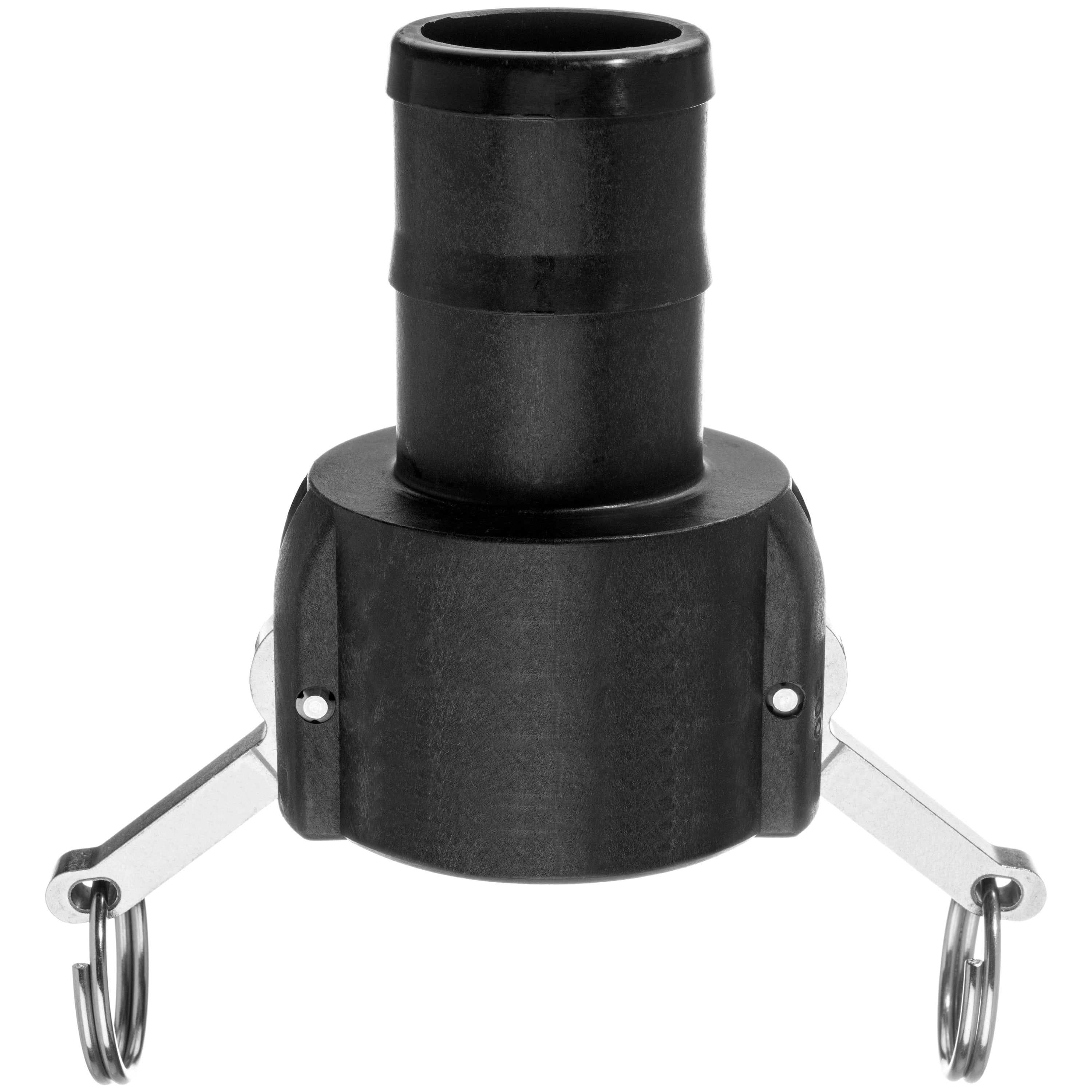 Cam and Groove Fitting, Polyprop, C, 1/2" Cplr x 1/2" Hose Shank ...