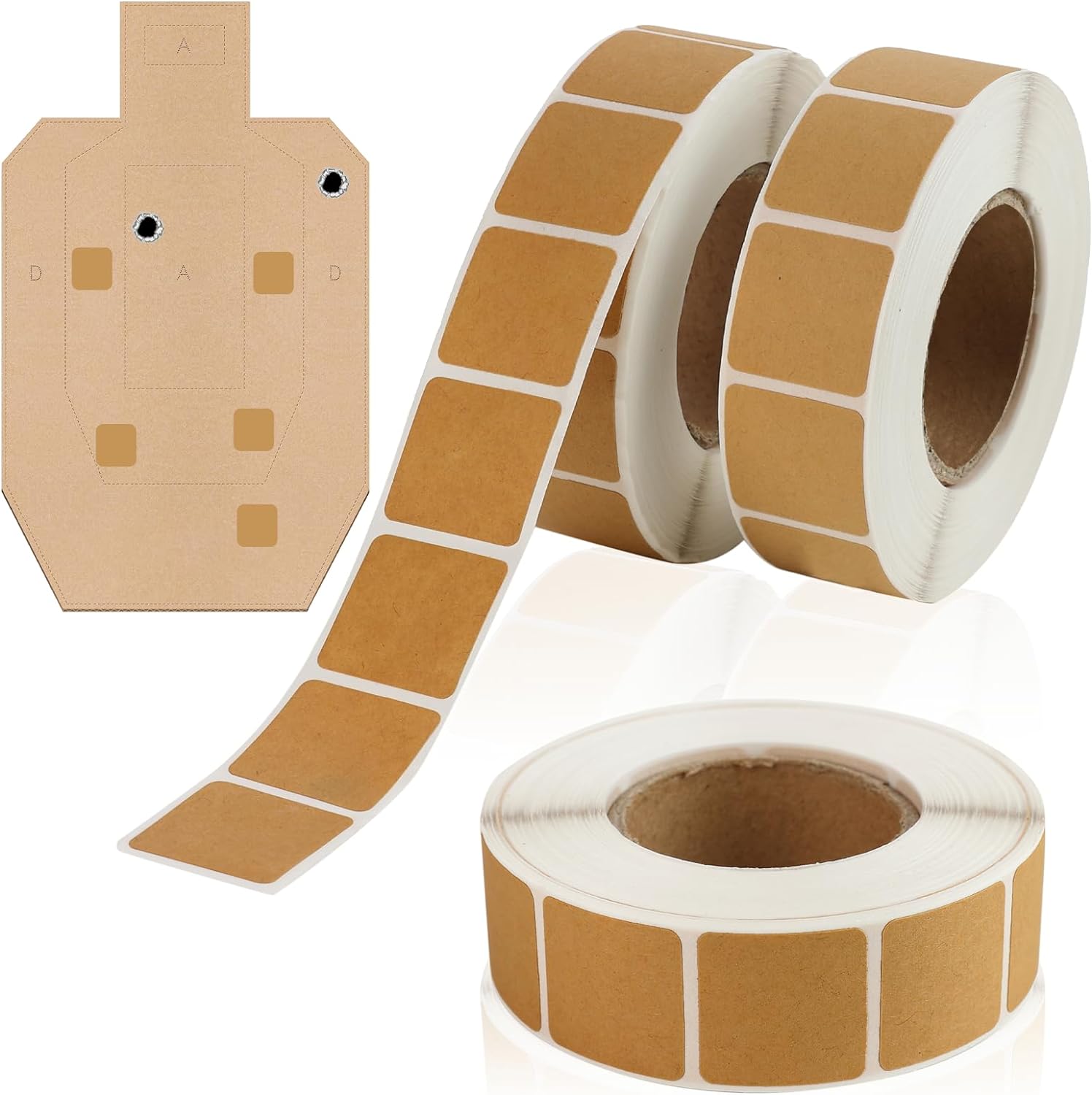 CamTom Square Cardboard Target, 3000 Pack - Walmart.com