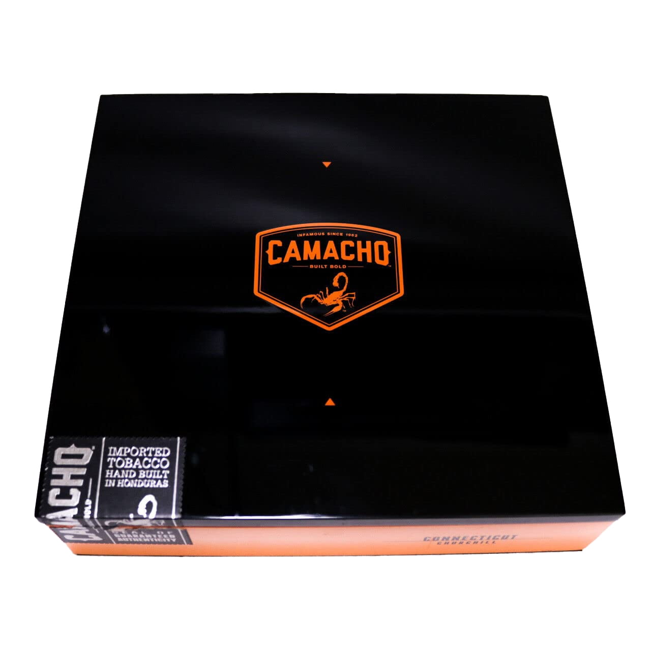 Camacho Churchill Connecticut Empty Wood Cigar Box 8.25" x 8" x 2 ...