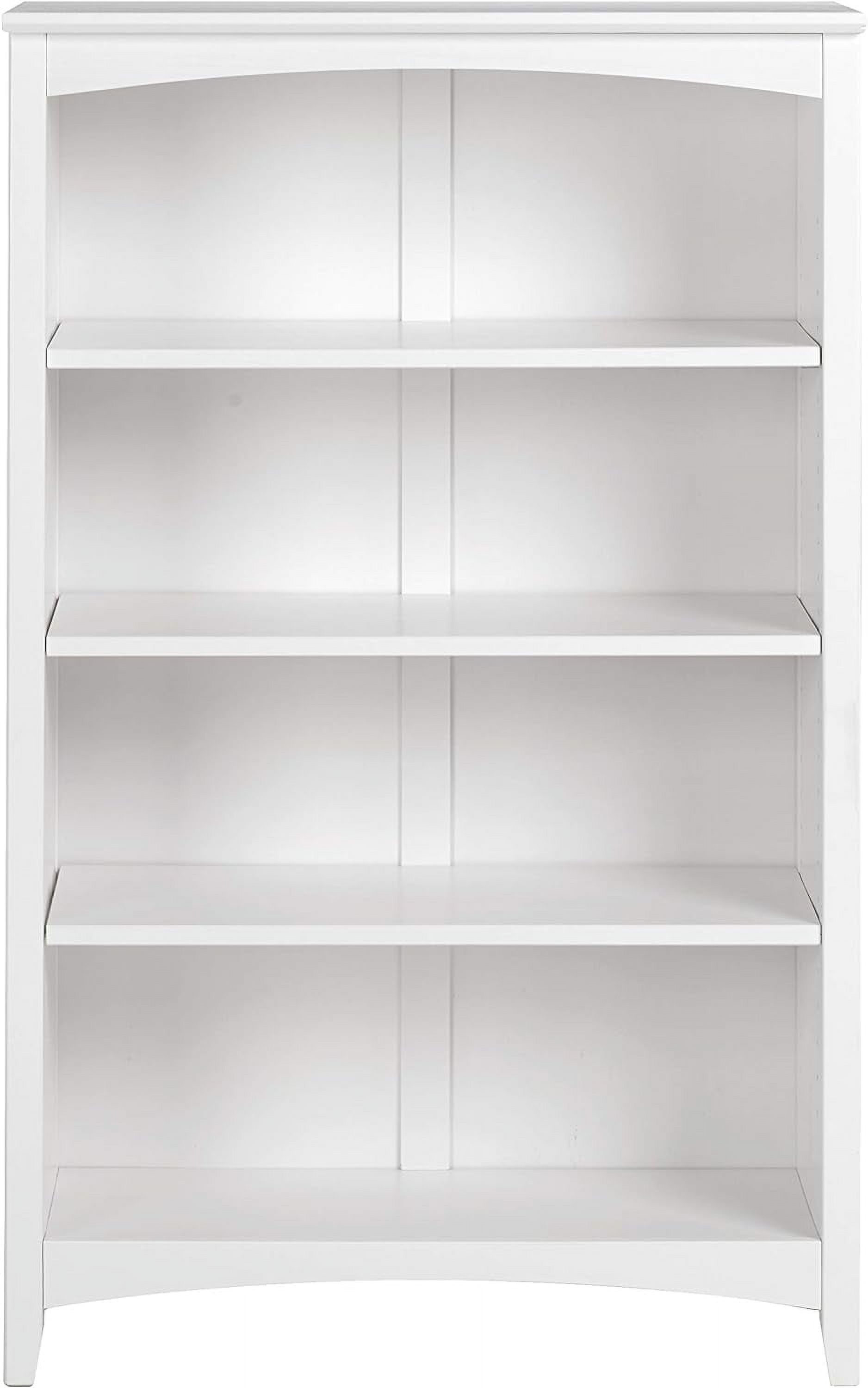 ClosetMaid Decorative Modern Rectangular 4 Tier Shelf Wood Bookcase ...