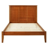 Camaflexi Shaker Style Queen Size Platform Bed with Flat Panel ...