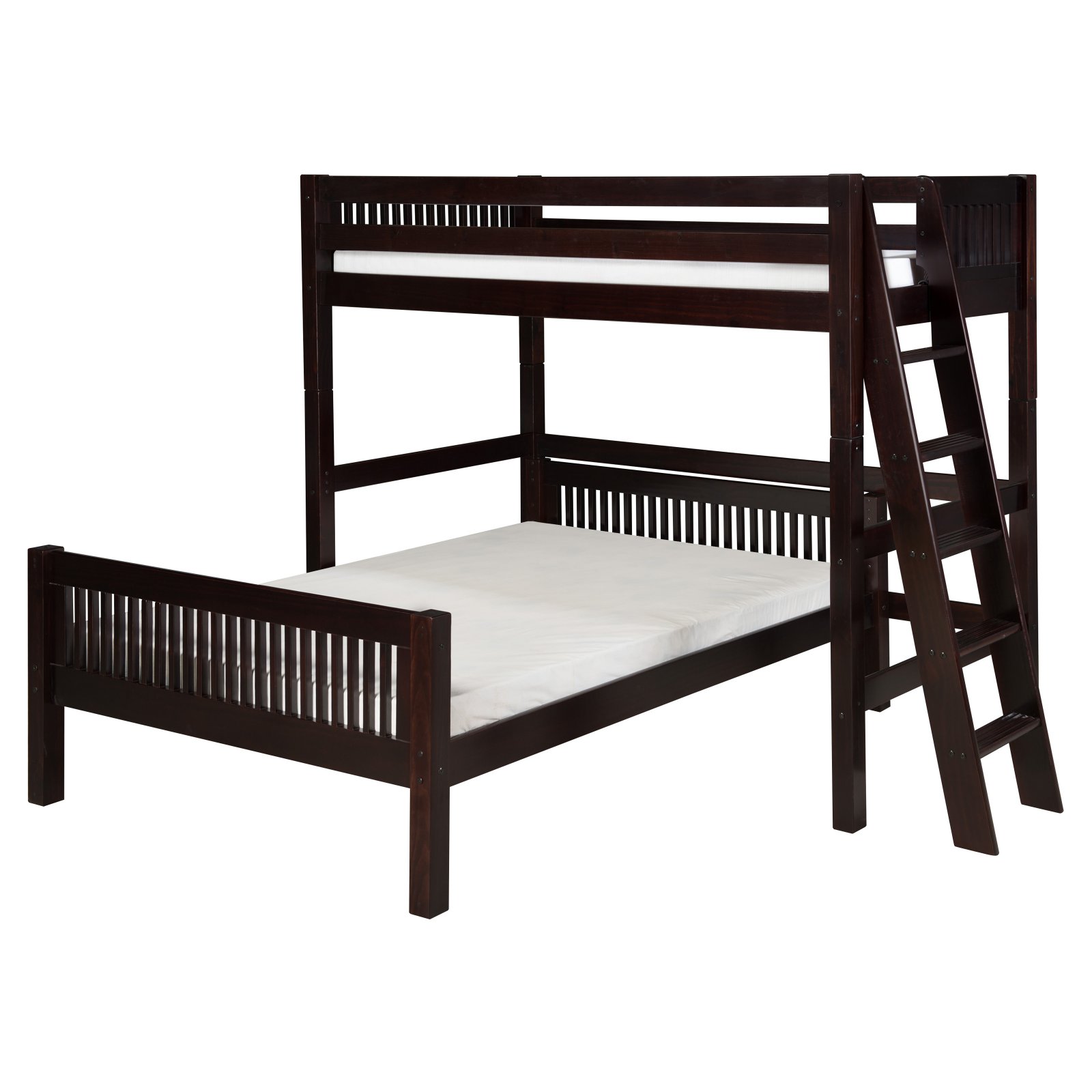Camaflexi Twin over Full Loft Bed - L Shape - Mission Headboard ...