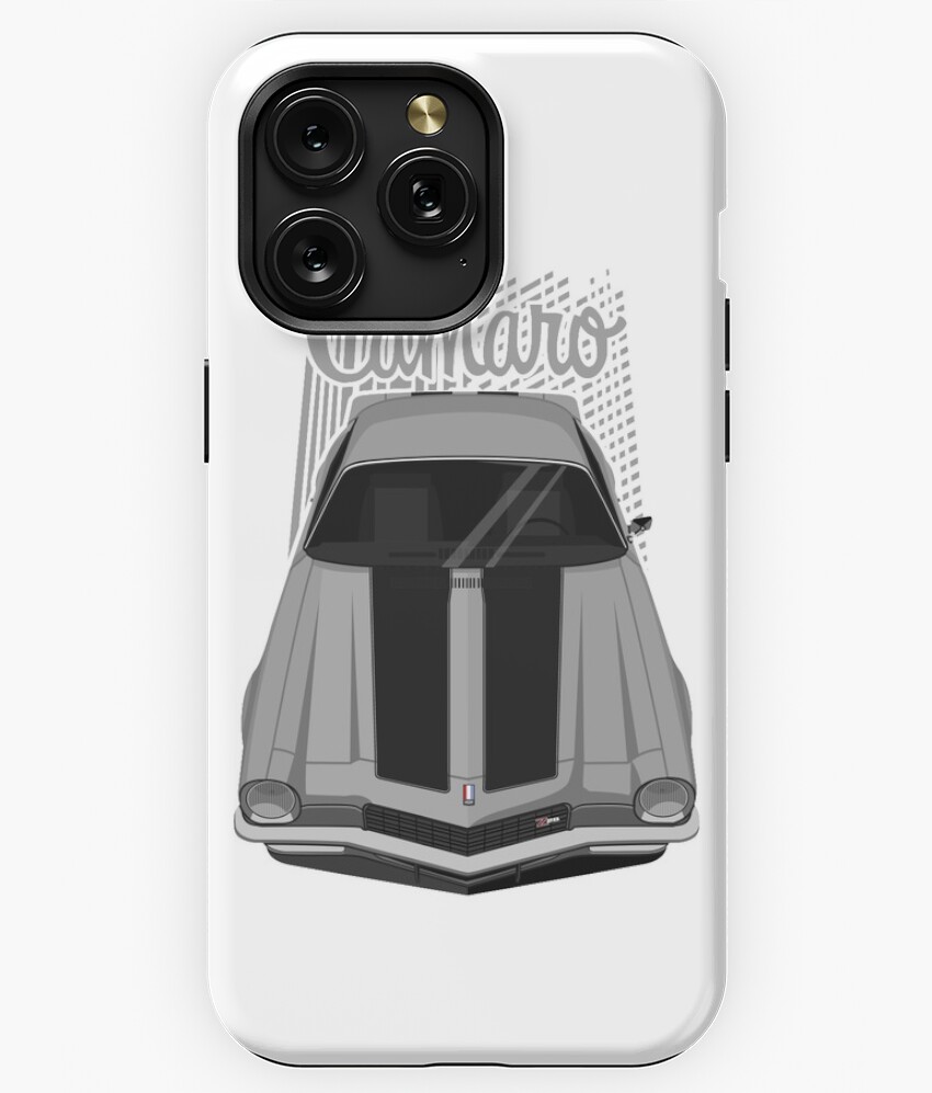 Camaro 2nd Gen 1970 Grey Car Art G6562 Phone Case for iPhone17 16 15 14 ...
