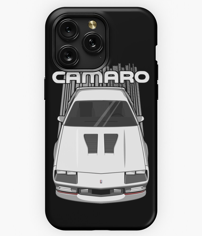 Camaro 3rd Gen White Muscle Car Art G4120 Phone Case for iPhone17 16 15 ...