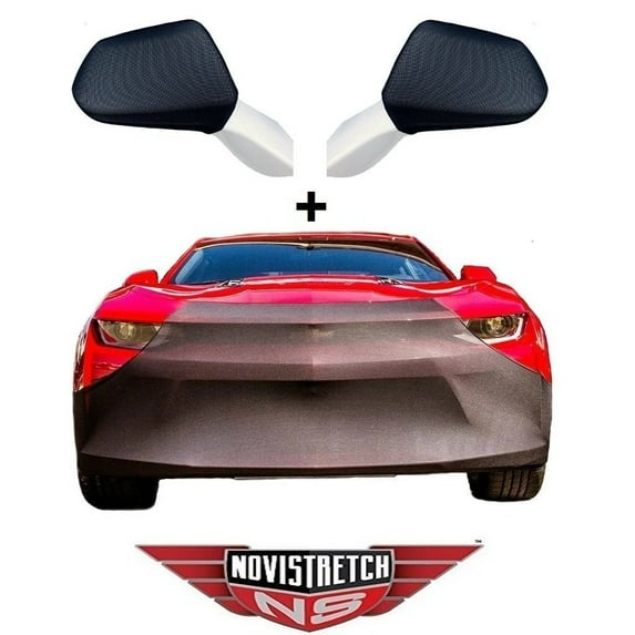 Camaro NoviStretch Front + Mirror Bra High Tech Stretch Mask Combo 2016 thru 2024 FBM650C ...