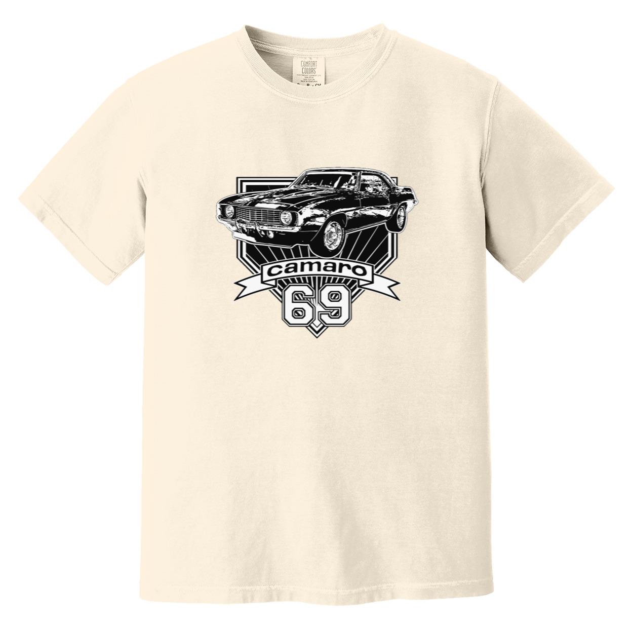 Camaro Retro Collector Muscle Car Fan Tribute Graphic Comfort Color T ...