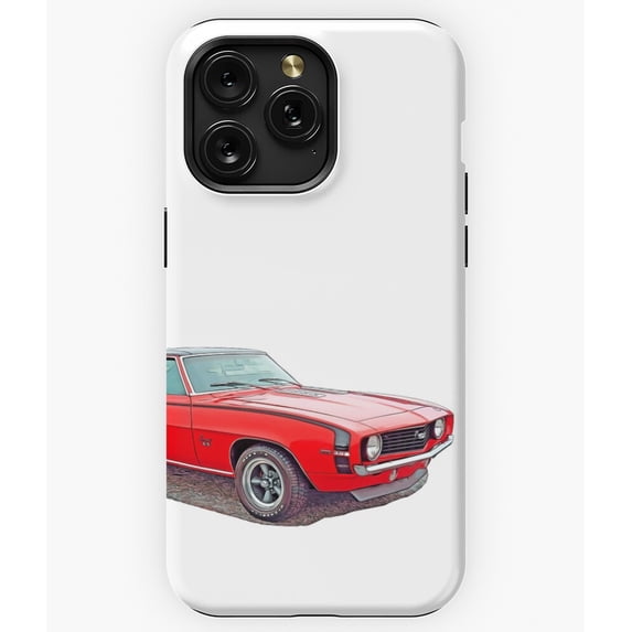 Camaro Retro Stylish Red Muscle Car G6561 Phone Case for iPhone17 16 15 ...