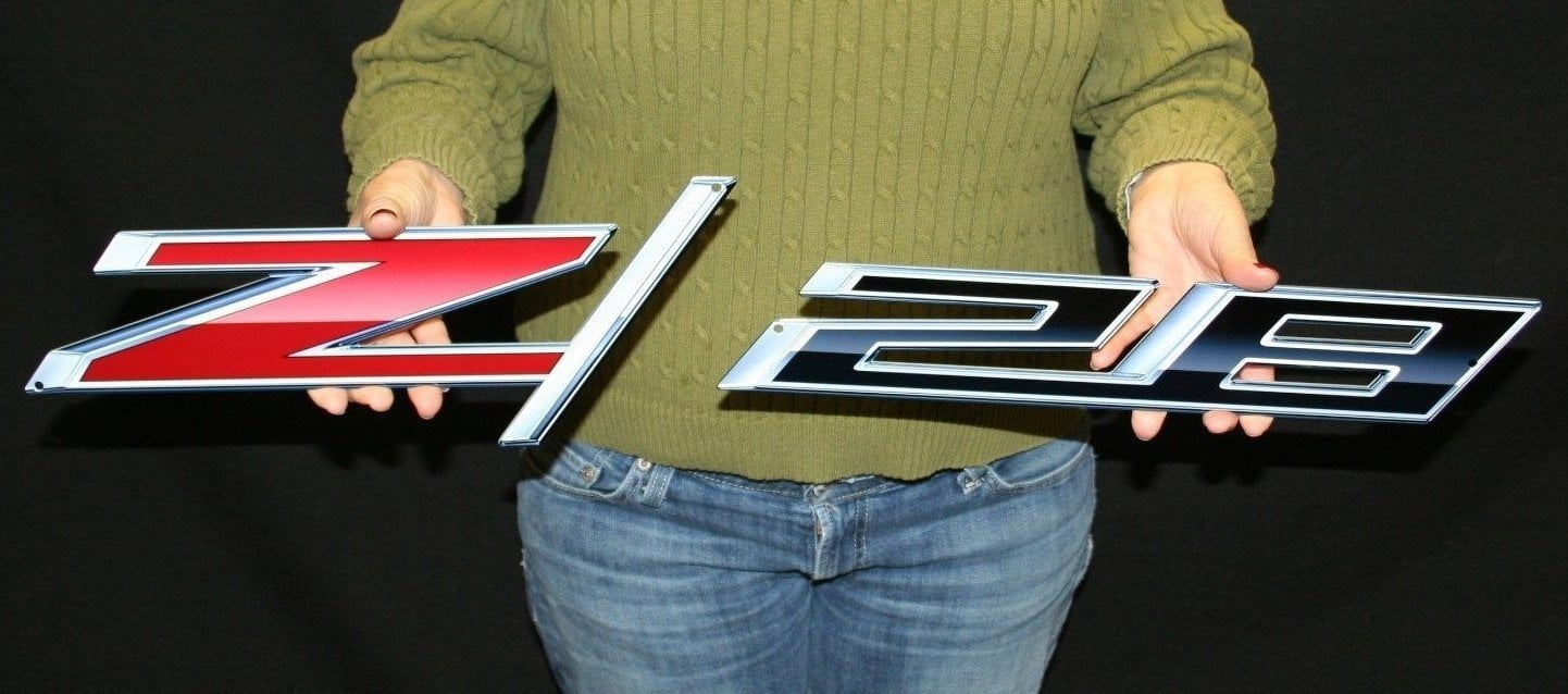 Camaro Z/28 Z28 Photosteel Wall Hanging Sign 30" x 7.7" - Walmart.com