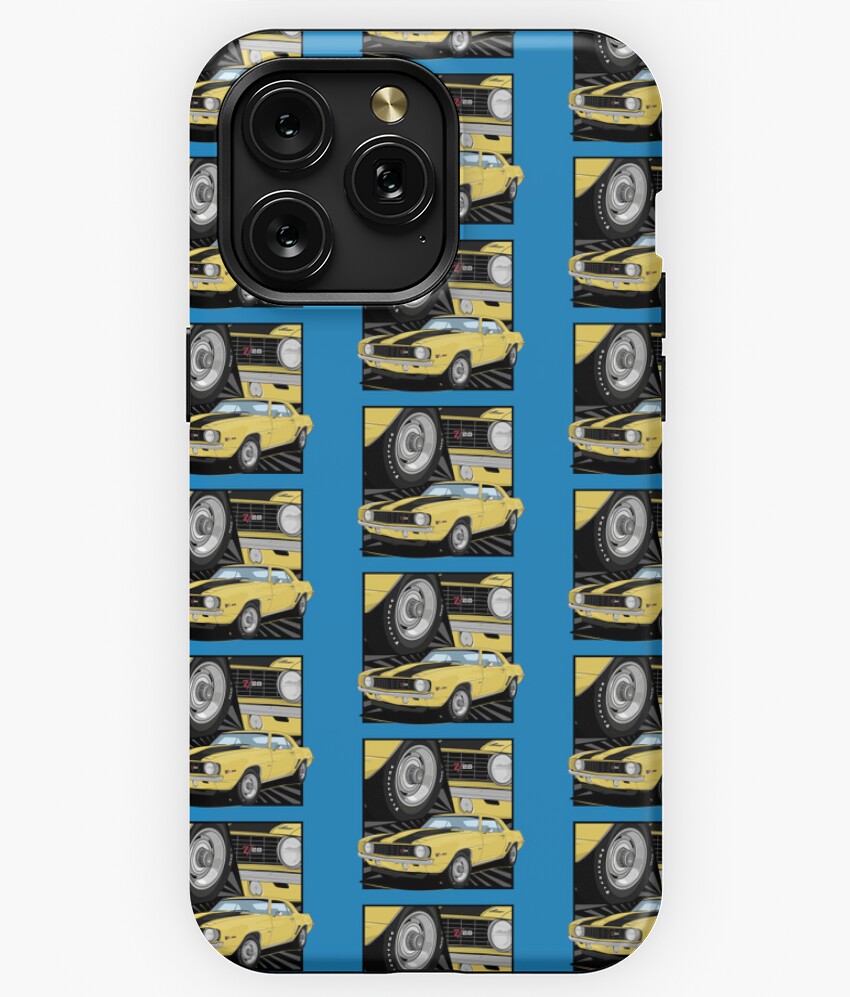 Camaro Z28 Vintage Muscle Car Logo G4109 Phone Case for iPhone17 16 15 ...