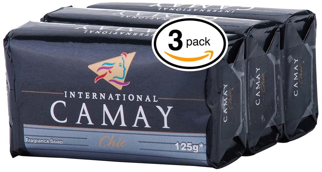 Camay CHIC Softly Scented Bar Soap (PACK OF 3) All-in-one exfoliating ...