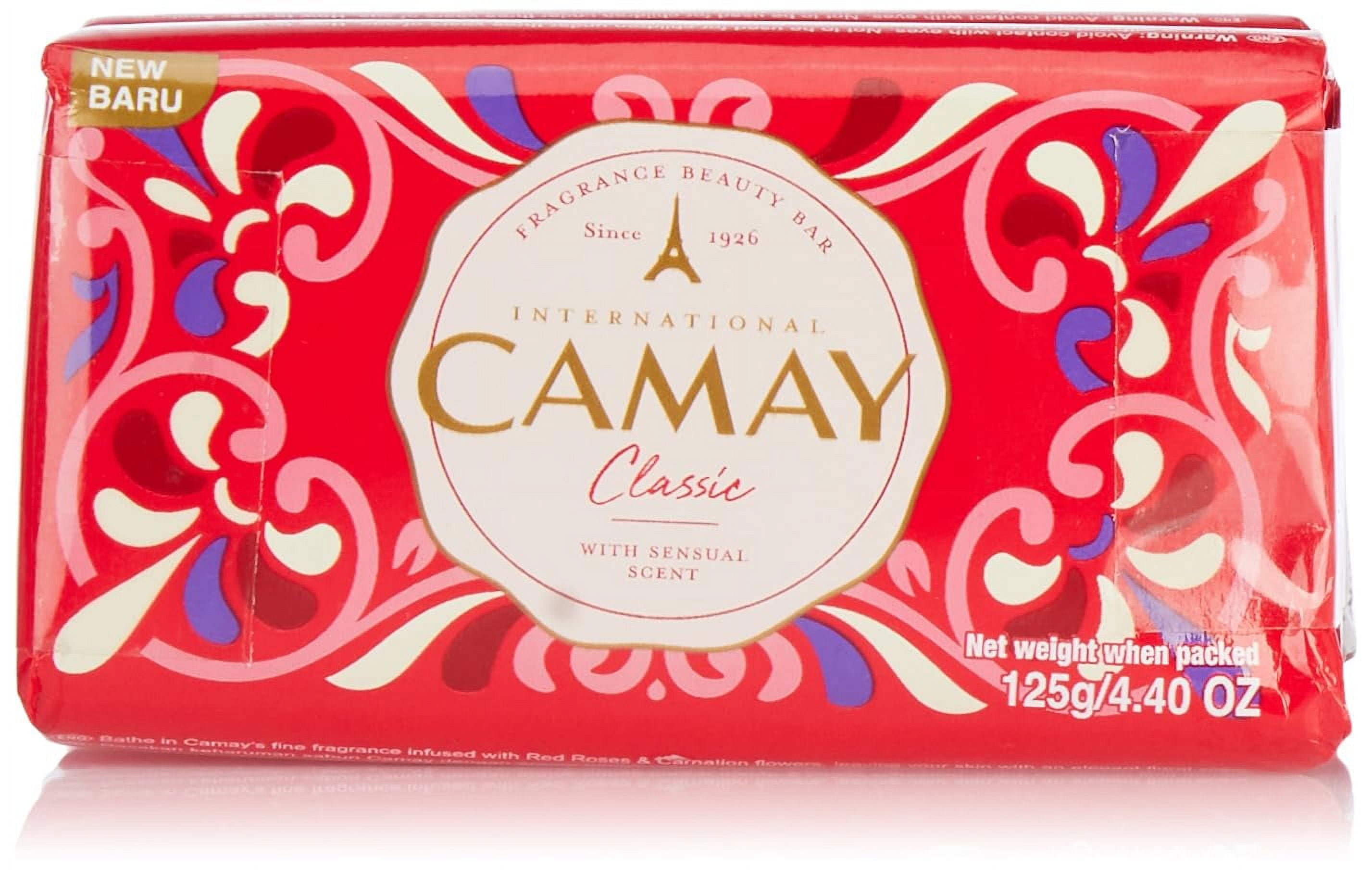 Camay Classic International Beauty Soap with Carnations & Roses Combo ...