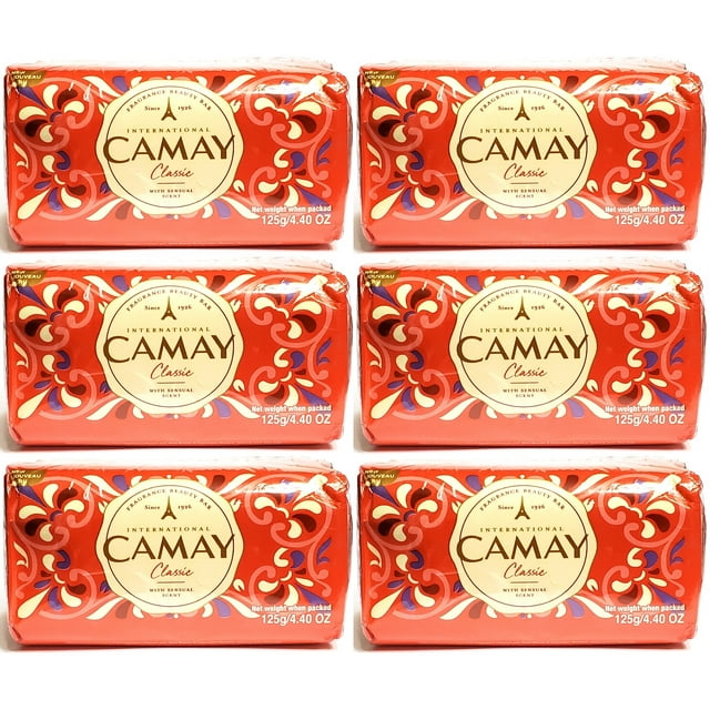 Camay Classic Fragrance Bar Soap, Fresh Scent, 4.4 Ounce, Bulk Pack of ...