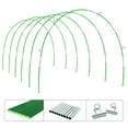 Cambaverd Greenhouse Hoops 6 Sets of 8FT Long Garden Hoops for Raised ...