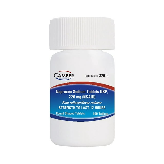 Camber Consumer Care - Naproxen Sodium 220 Mg 100ct HSA/FSA Eligible ...