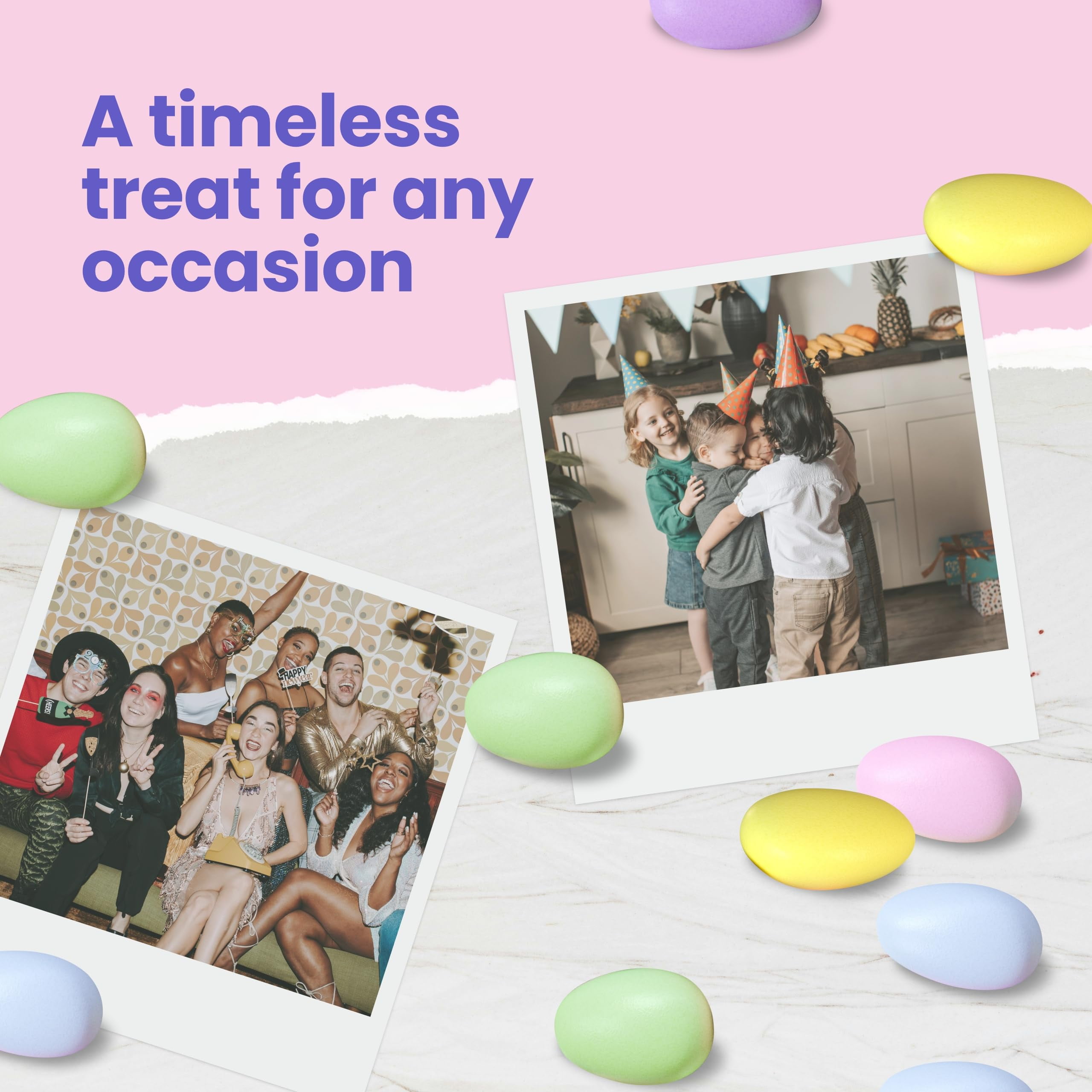 Cambie Jordan Almonds SCH4 | Pastel Candy Almonds in Assorted Colors ...