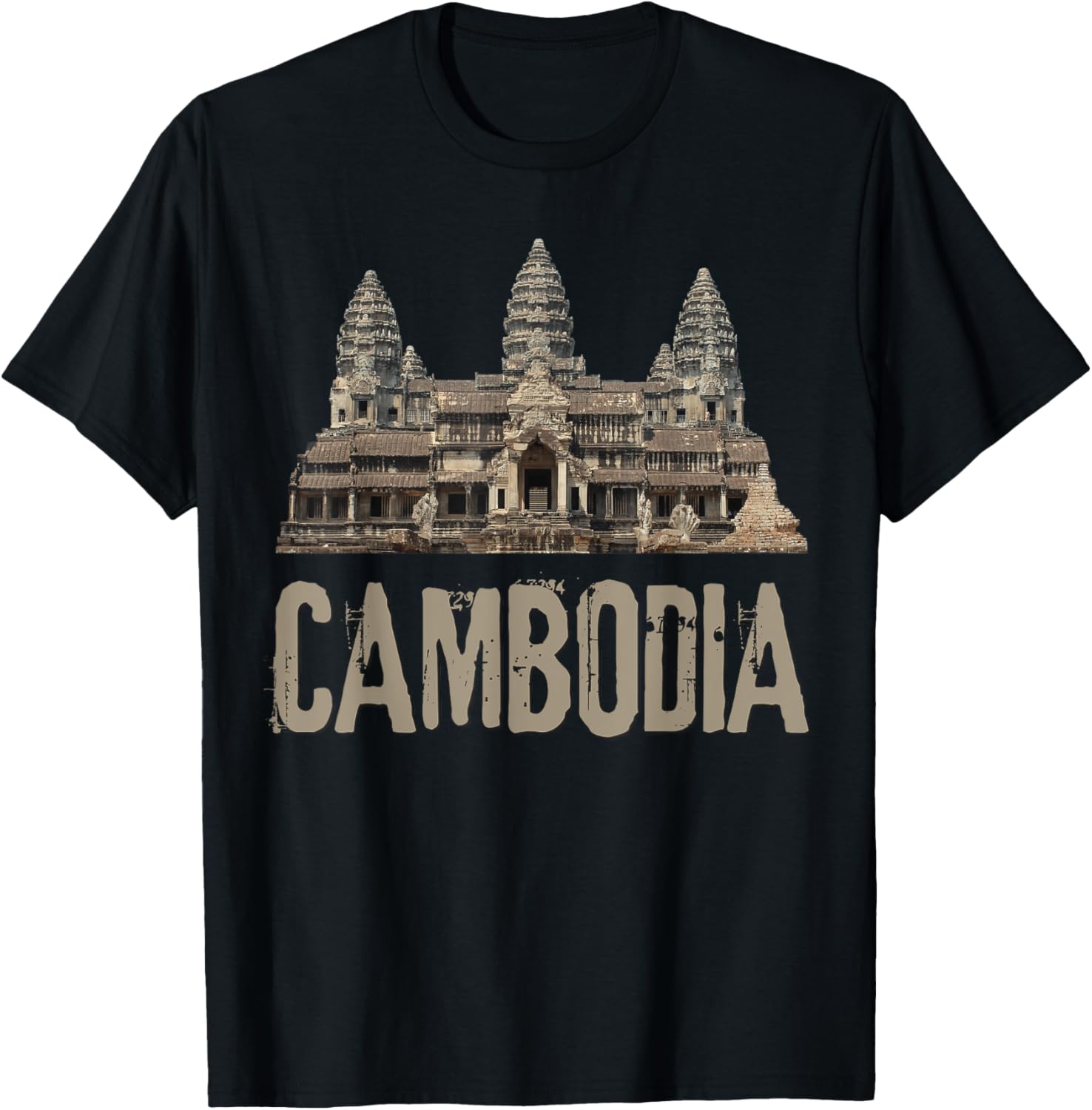 Cambodia Angkor Wat Khmer Historical Temple T-Shirt - Walmart.com