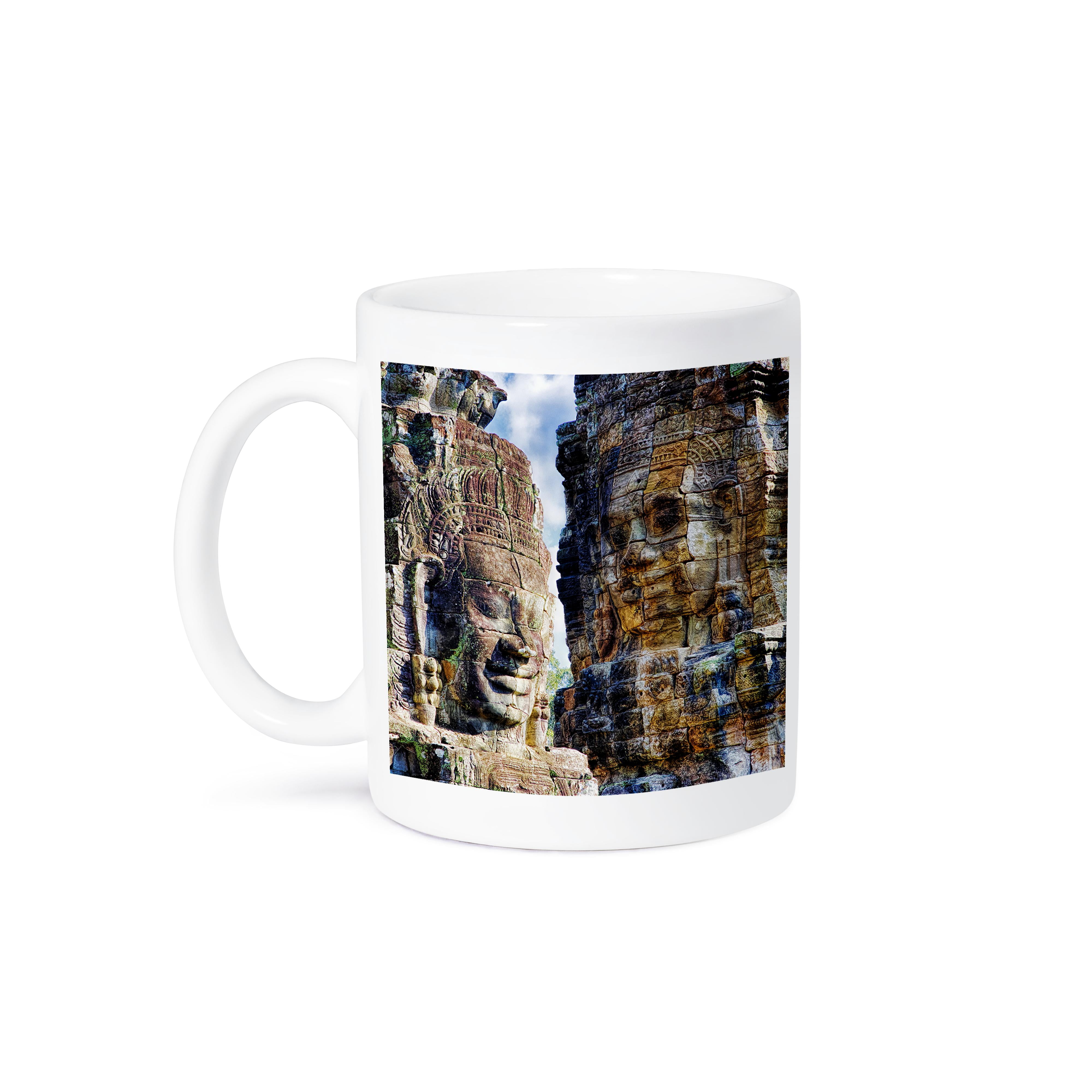 3drose, Cambodia, Angkor Wat, Siem Reap, Faces of the Bayon Temple ...