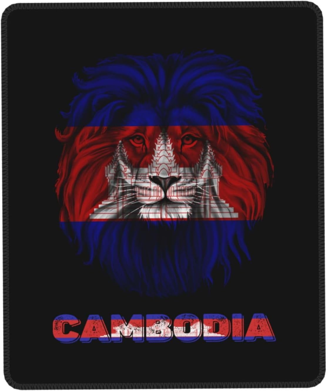 Cambodia Flag Map Mouse Pad 10 x 12 inch Mousepad Office Desk Mat for ...