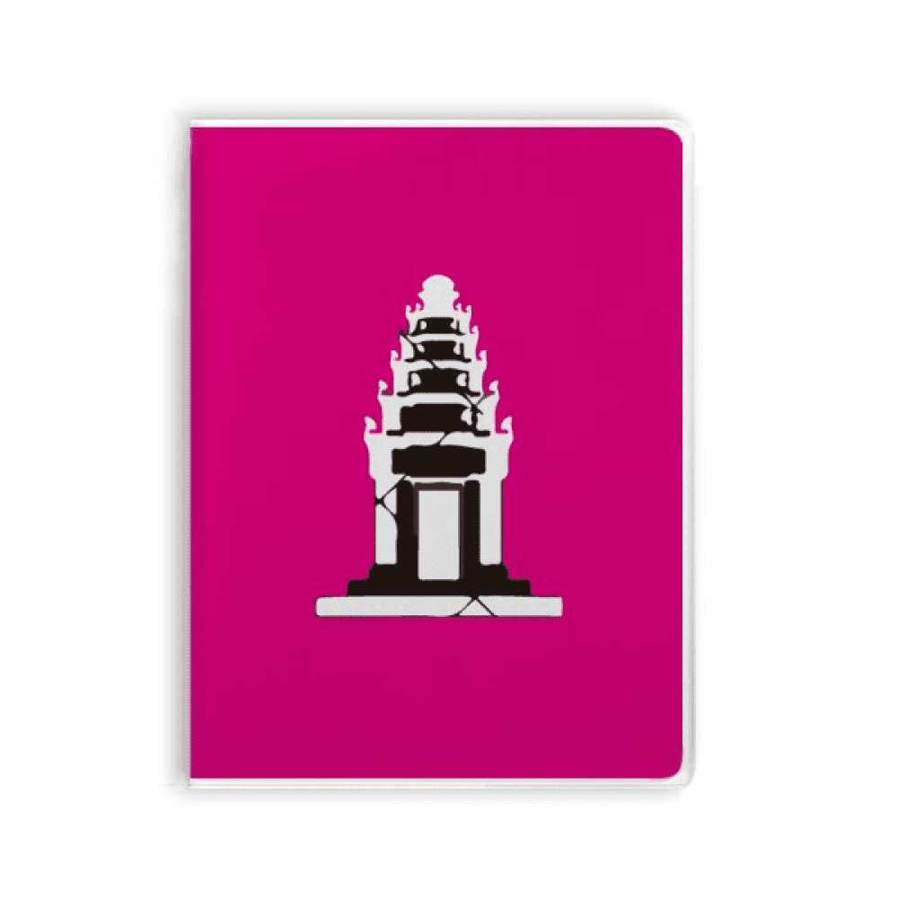 Cambodia Tourist Attraction Sign Notebook Gum Cover Diary Soft Cover ...