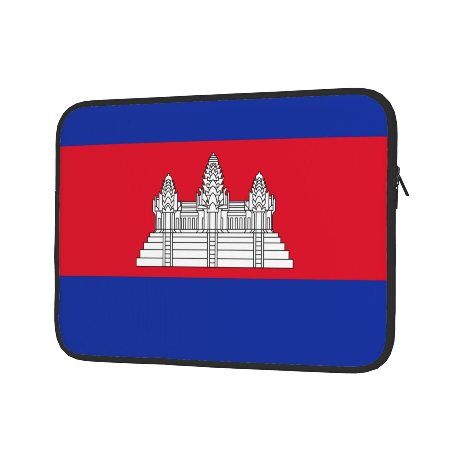 Cambodian Flag Neoprene Laptop Tablet Sleeve Case Bag Protective Cover ...