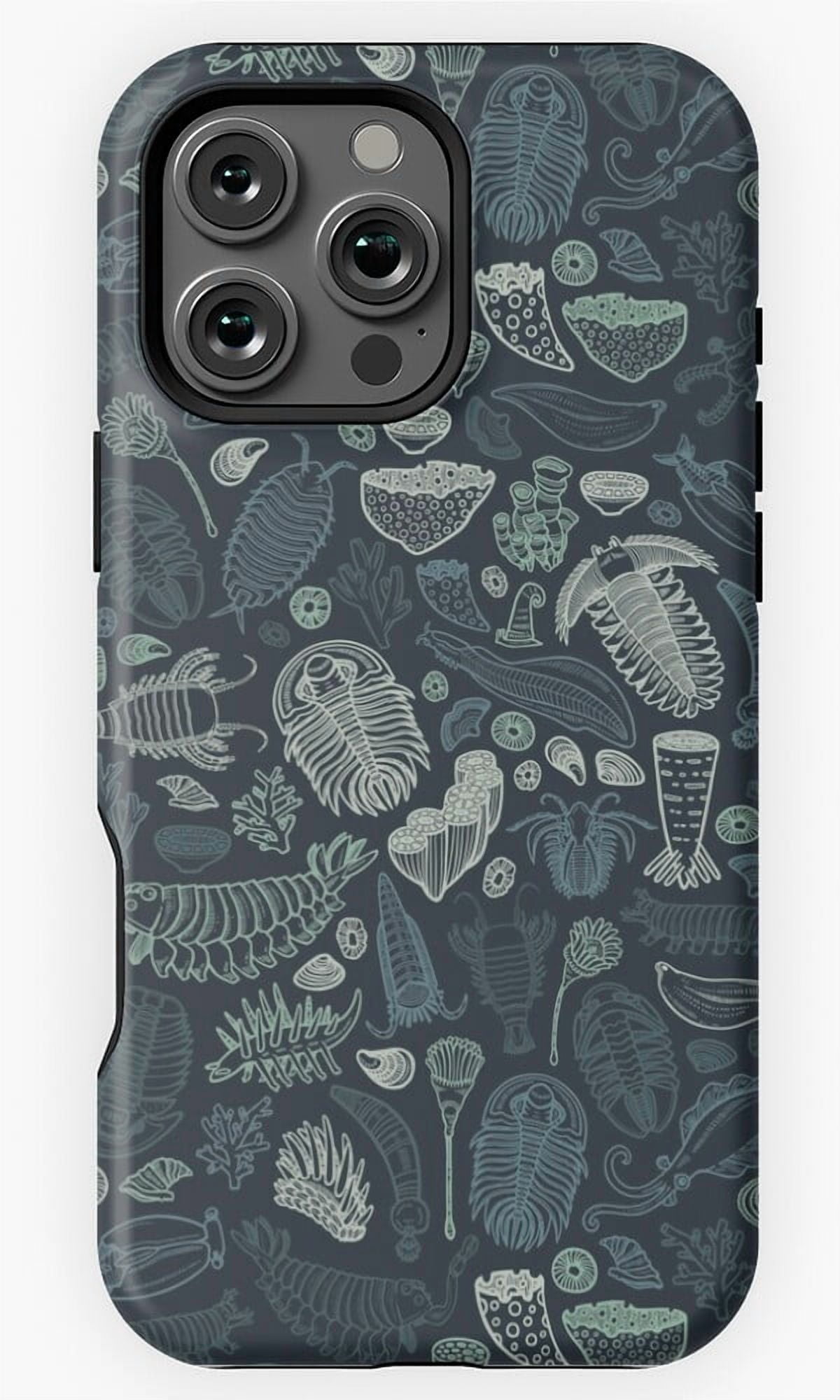 Cambrian Fauna Prehistoric Creature Art iPhone 11–16 Pro Max Compatible Phone Case - Walmart.com