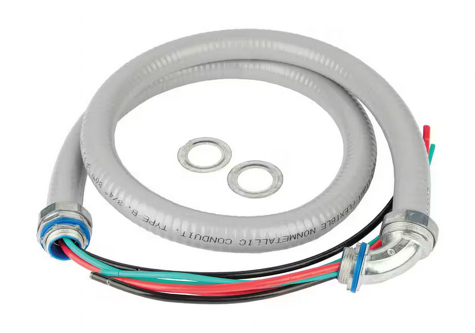 Cambridge 3/4 in. x 4 ft. 8/2 and 10/1 Flexible PVC Conduit A/C Whip ...