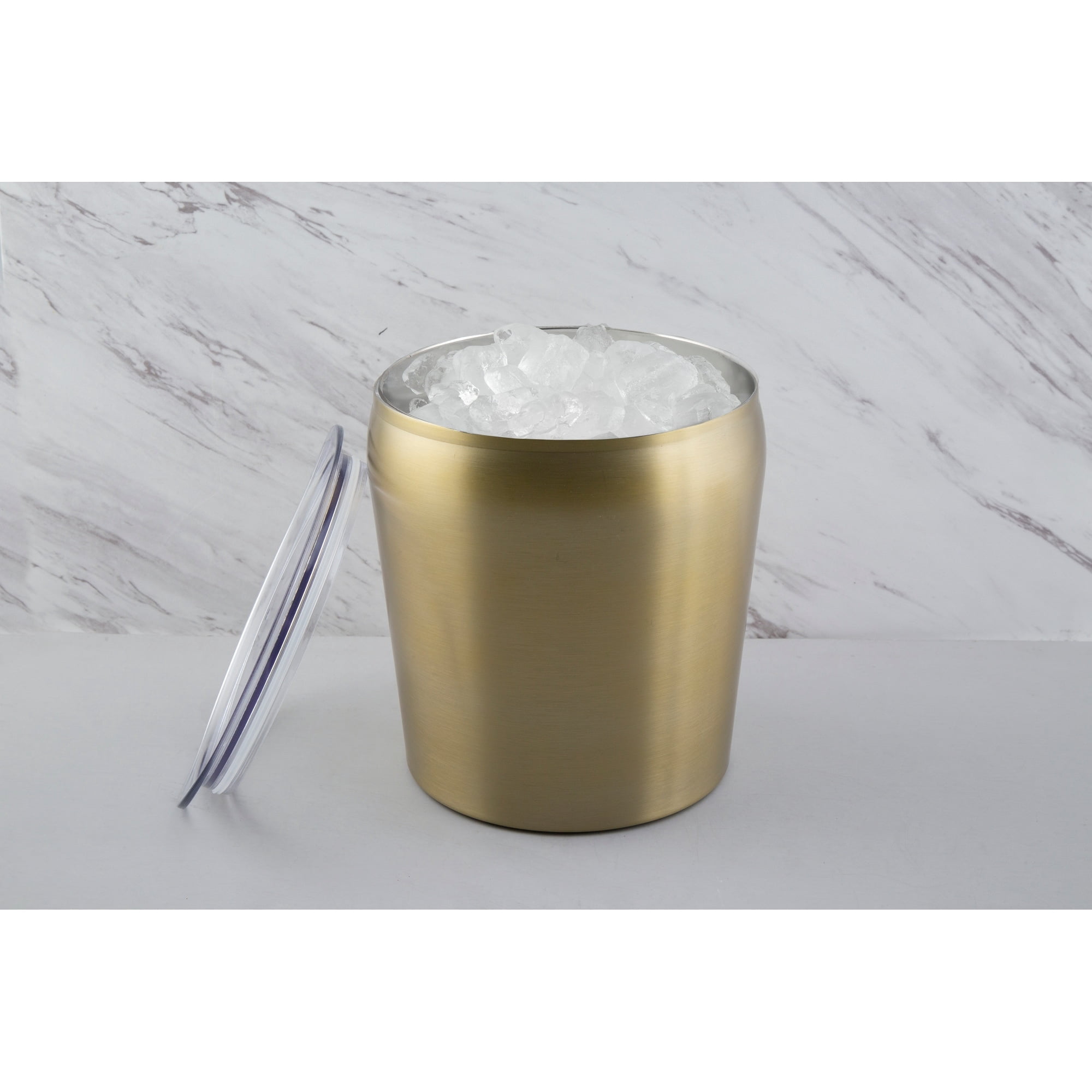 Cambridge 3-Quart Insulated Stainless Gold Ice Bucket - Walmart.com