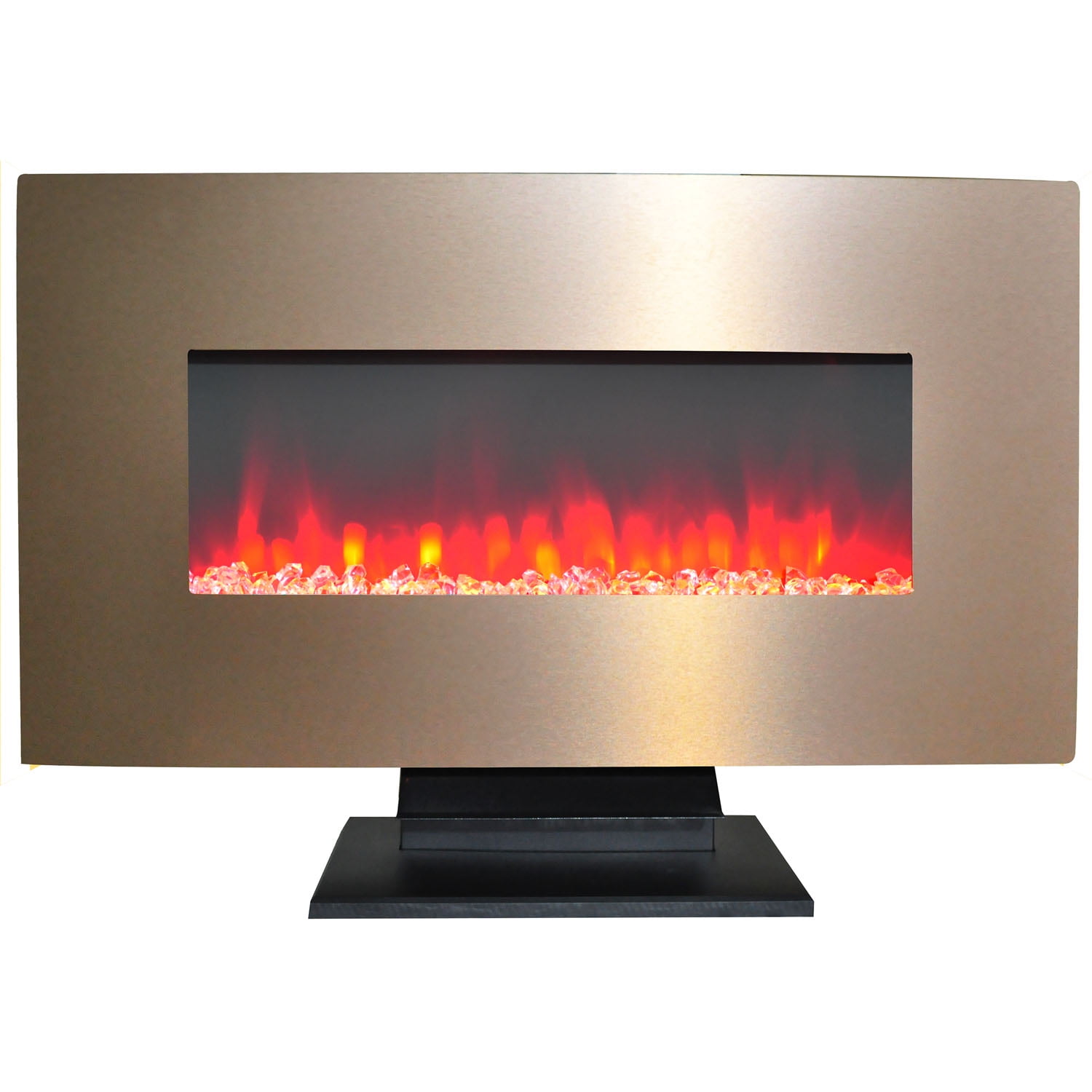 Cambridge 36 In. Electric Wall Mounted Fireplace Heater with Flame ...