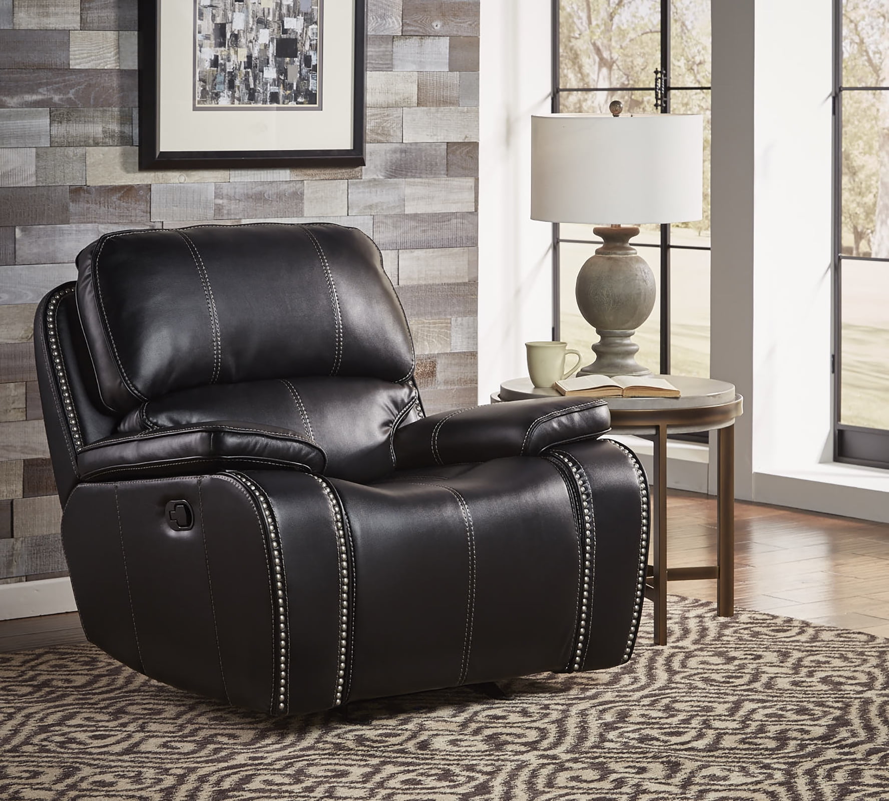 Cambridge Alpine Rocker Recliner in Black - Walmart.com