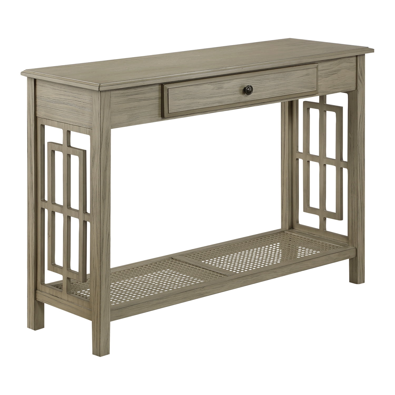 Cambridge Engineered Wood Foyer Table in Gray Bone Finish - Walmart.com