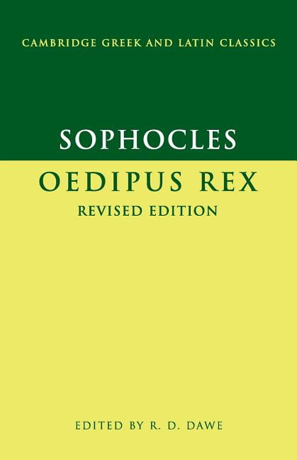 Cambridge Greek and Latin Classics Sophocles: Oedipus Rex, (Paperback ...