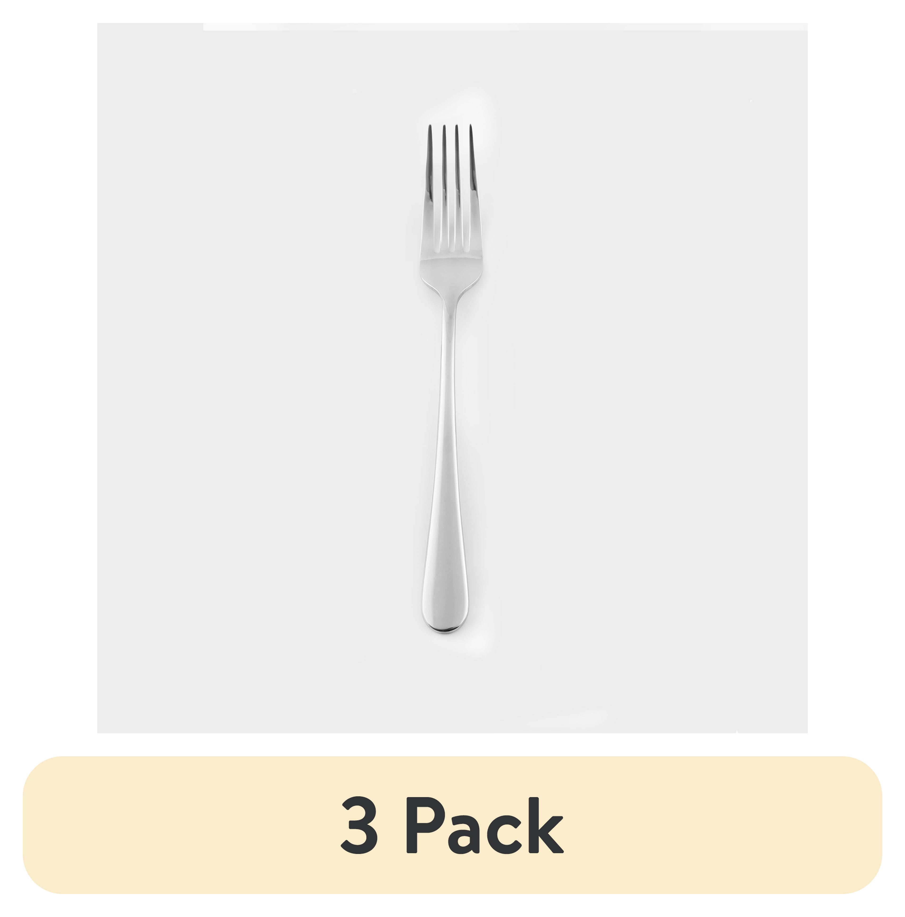 (3 pack) Cambridge Harmonize Mirror Stainless Steel Dinner Fork ...