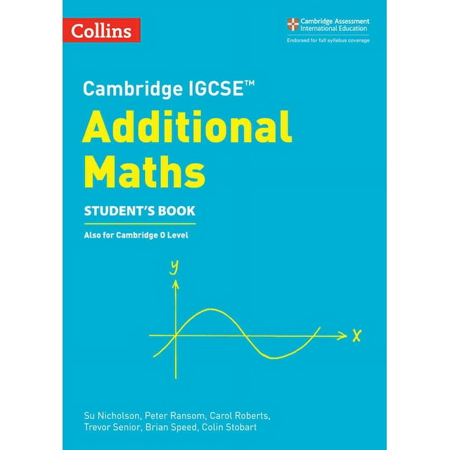 Cambridge Igcse(r) Additional Maths Student Book - Walmart.com