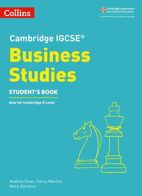 Cambridge Igcse(r) Business Studies Student Book - Walmart.com