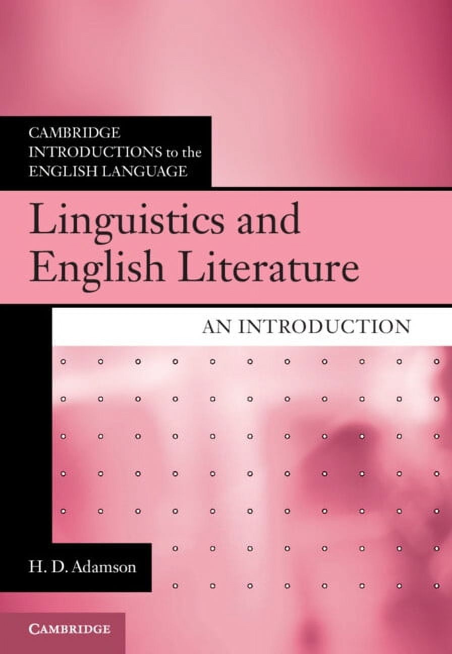 Cambridge Introductions to the English L Linguistics and English ...