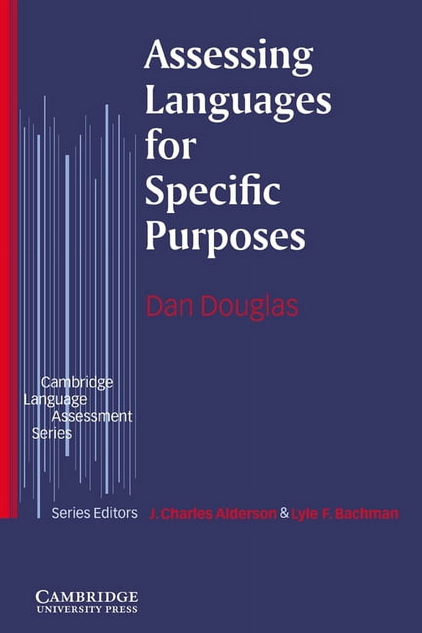 Cambridge Language Assessment Assessing Languages for Specific Purposes, (Paperback) - Walmart.com