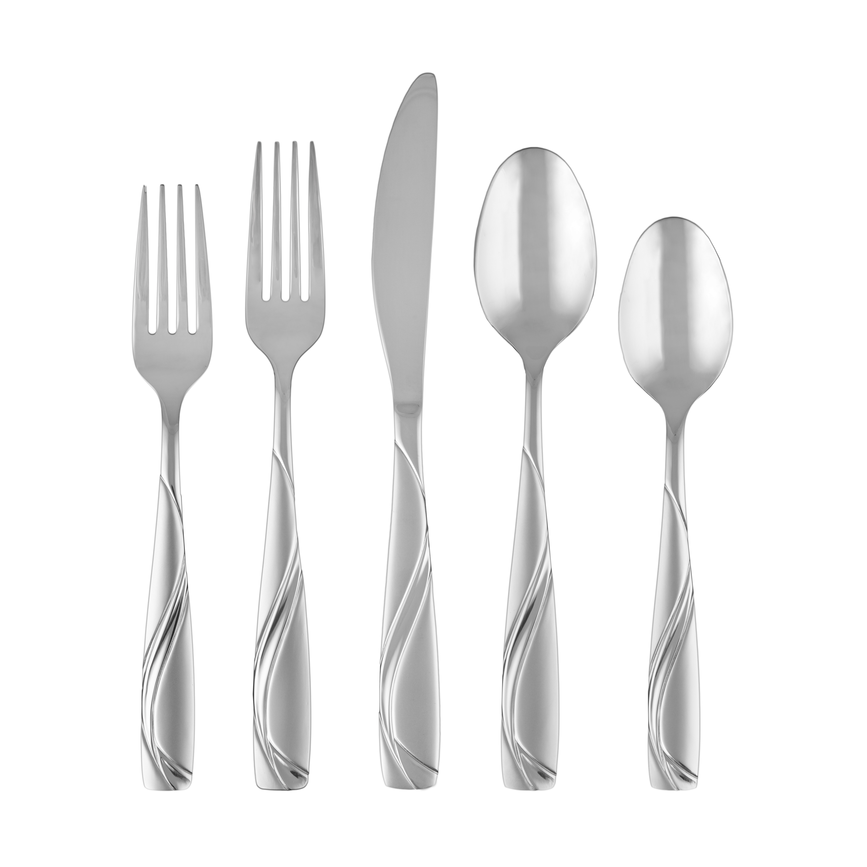 Cambridge Revive Satin 77-Piece Expanded Flatware Set (Service for 12 ...