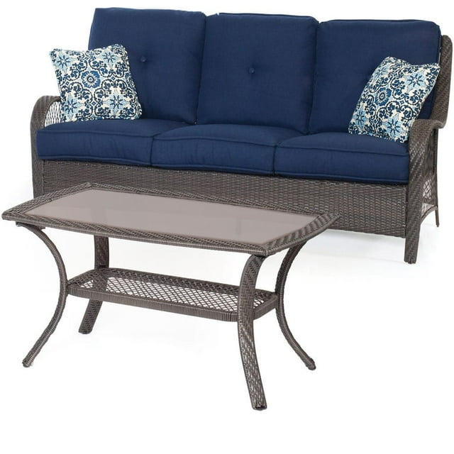 Cambridge Outdoor Merritt 2-Piece Patio Set in Navy Blue - Walmart.com