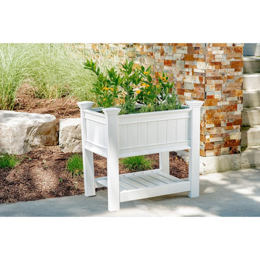 Cambridge Raised Garden Bed 38 in. L x 24 in. W x 36 in. H Planter - Walmart.com