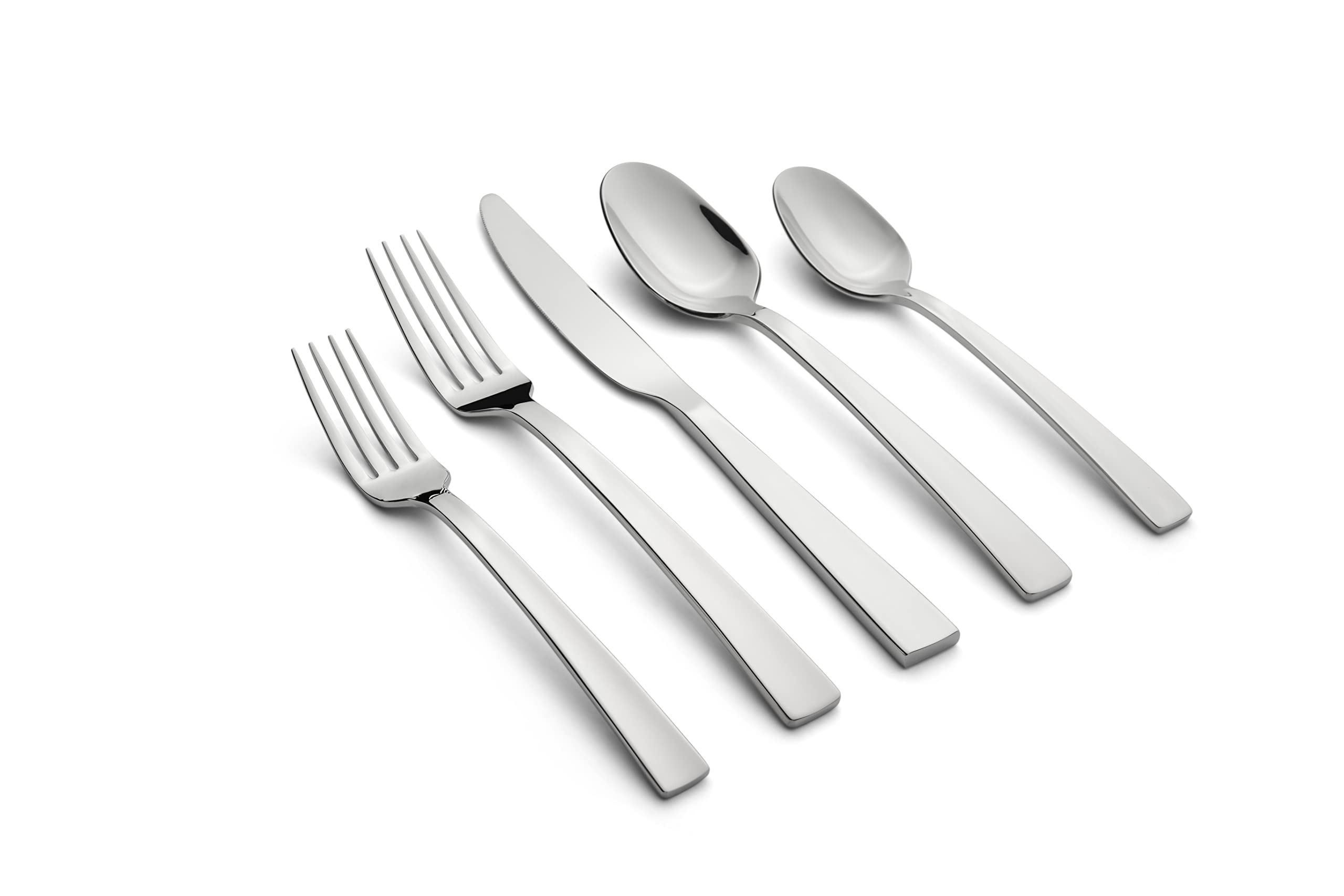 Cambridge Rhyme Satin 18/10 20-Piece Flatware Set - Walmart.com