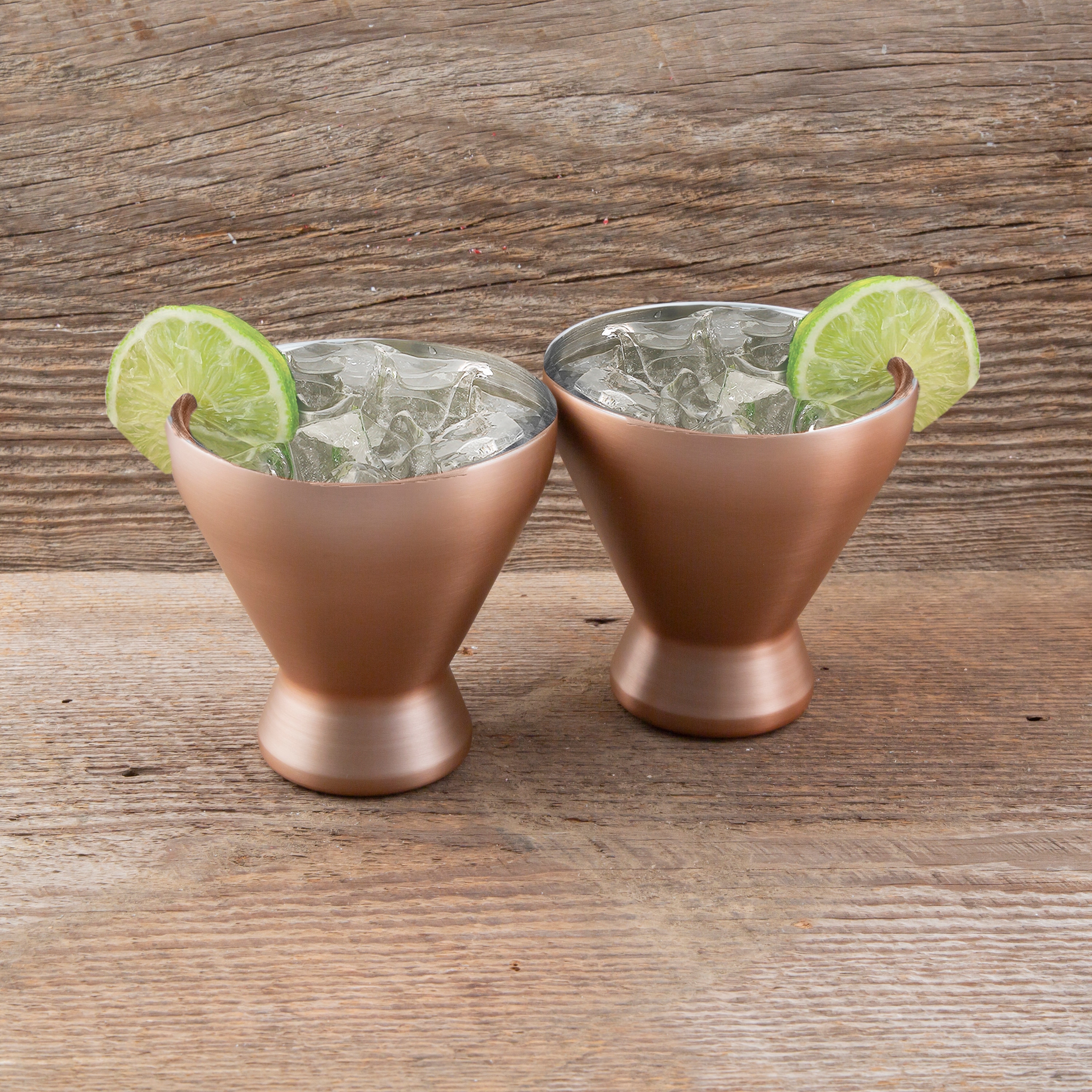 Cambridge Set Of 2, 11 Ounce Copper Cocktail Tumblers - Walmart.com