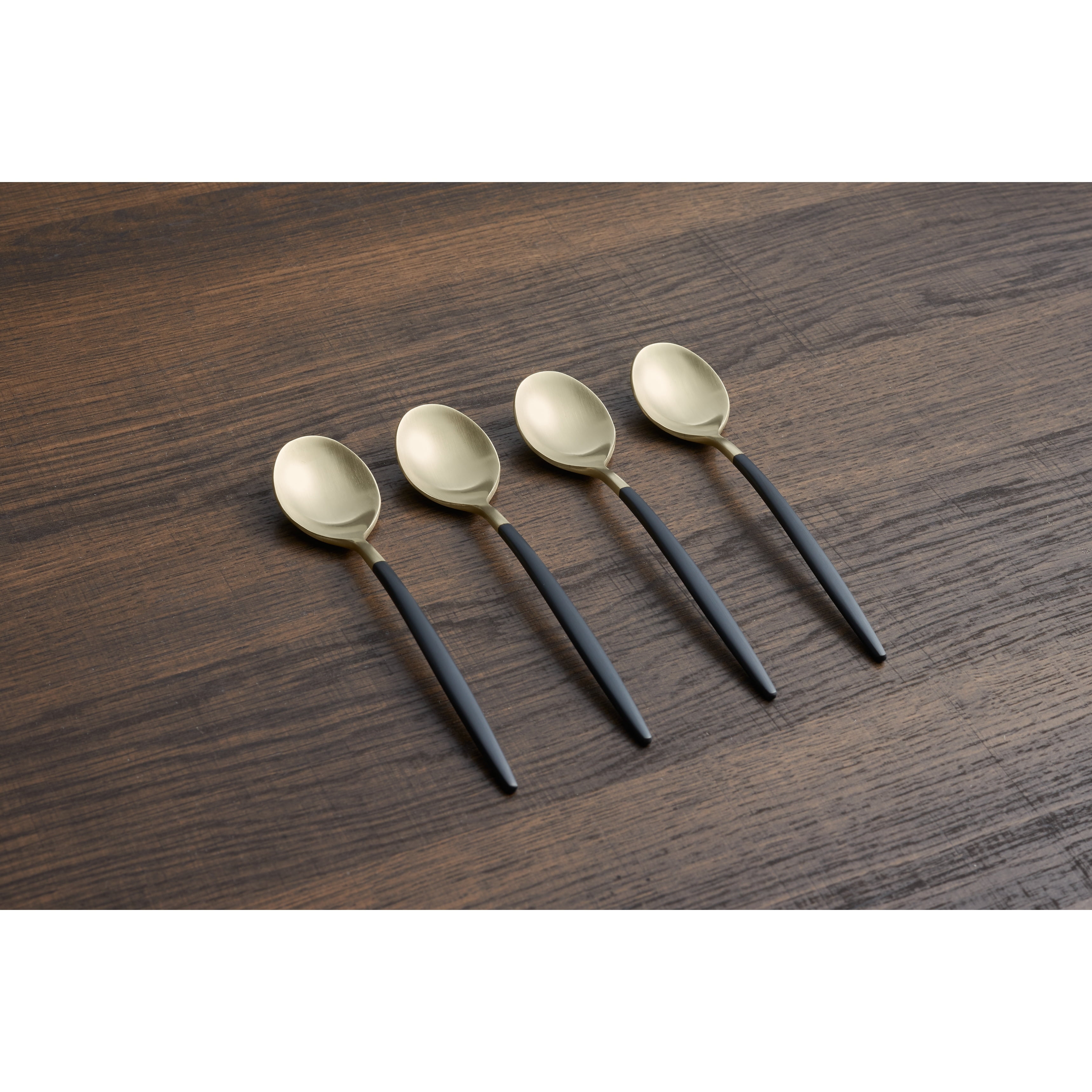 Cambridge Silversmiths Gaze Demi Spoon, Set of 4 - Set of 4 Black ...