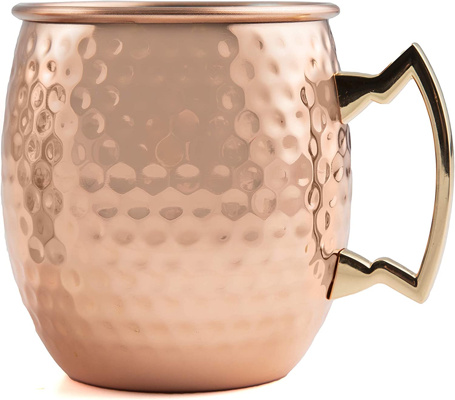 Cambridge Silversmiths Hammered Copper Moscow Mule, Set of 4, 20 Ounce ...