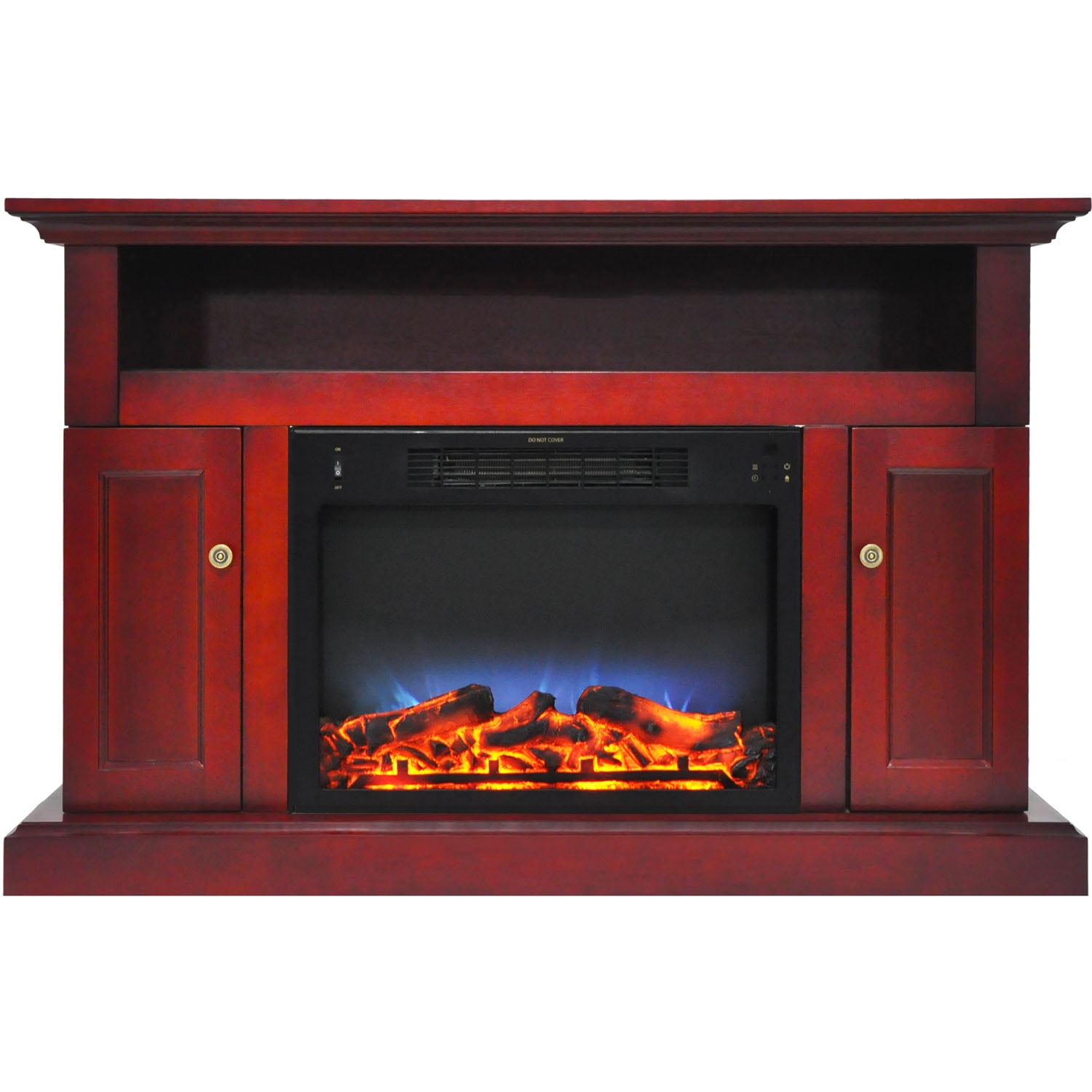 Cambridge Sorrento 47'' Electric Multi-Color LED Fireplace with Log ...