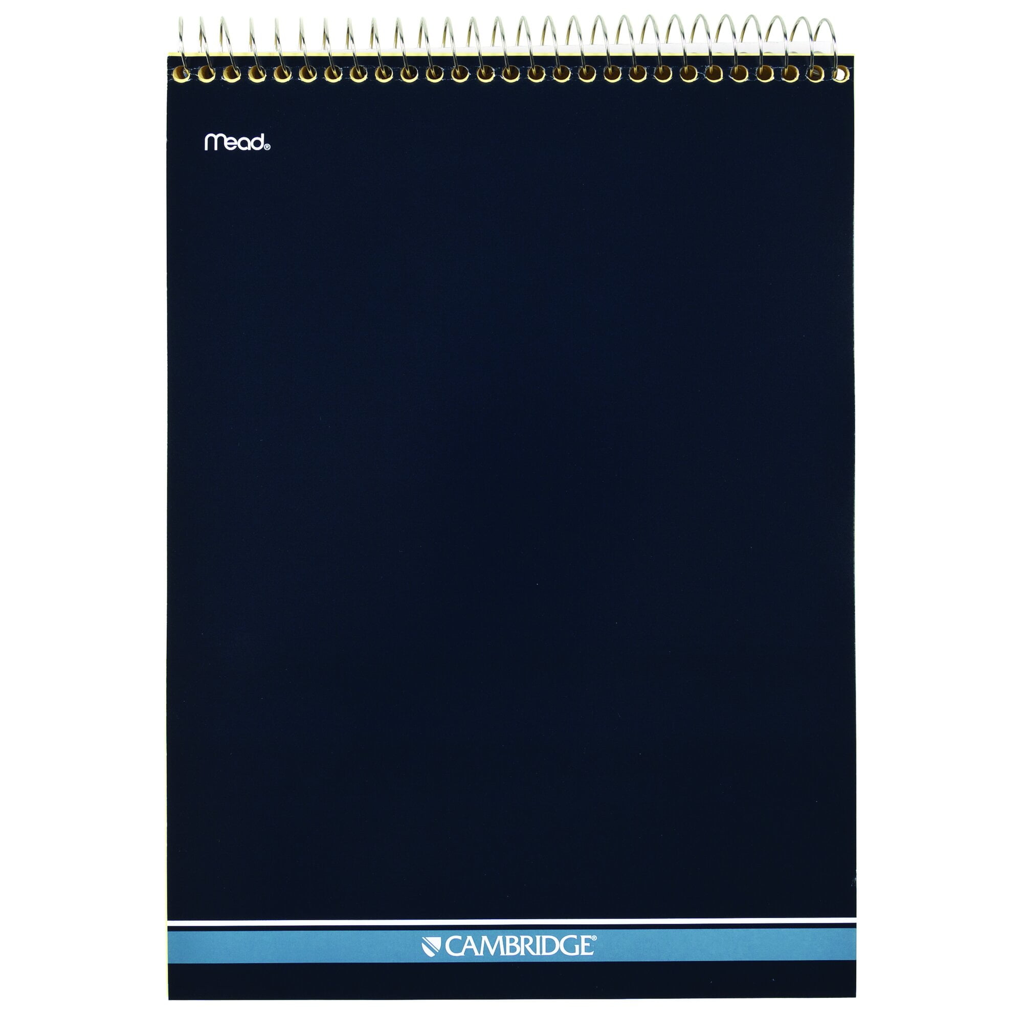 Cambridge Top Spiral Office Supplies Notebook, Stiff-Back Wire Bound ...