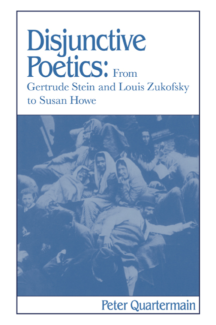 Cambridge Studies in American Literature Disjunctive Poetics: From ...