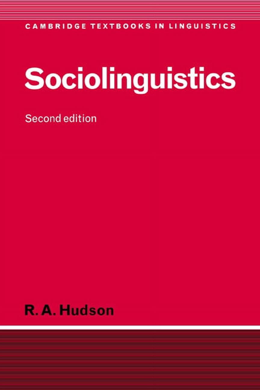 Cambridge Textbooks in Linguistics Sociolinguistics, (Hardcover ...
