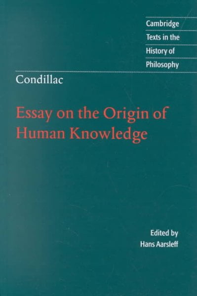 Pre-Owned Cambridge Texts in the History of Philos Condillac: Essay on ...